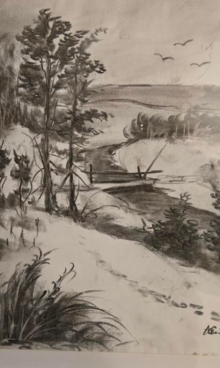 Winter - SKAL ART - Drawings & Illustration, Landscapes & Nature ...