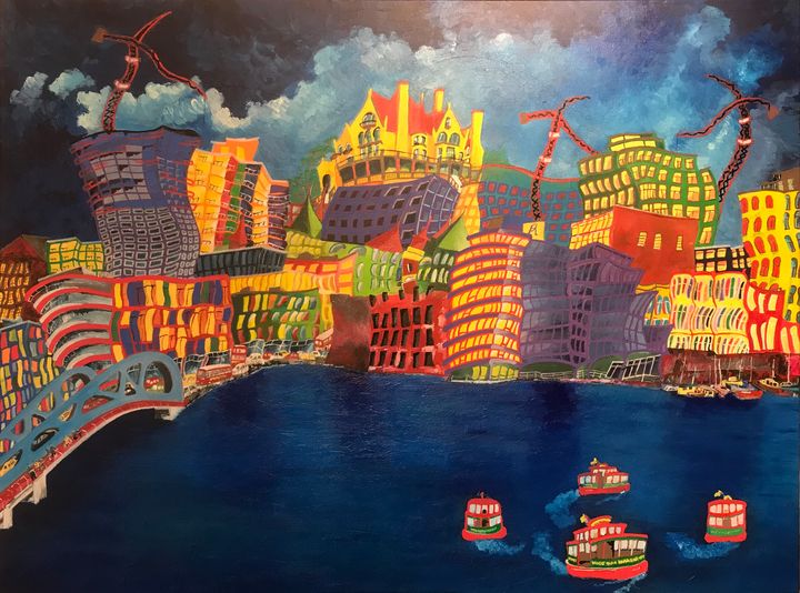 Ferry dance Victoria - Art gallery Dave vandy - Paintings & Prints ...