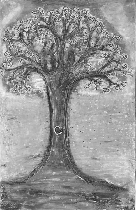 Love Tree - Vendula's Art - Drawings & Illustration, Flowers, Plants ...