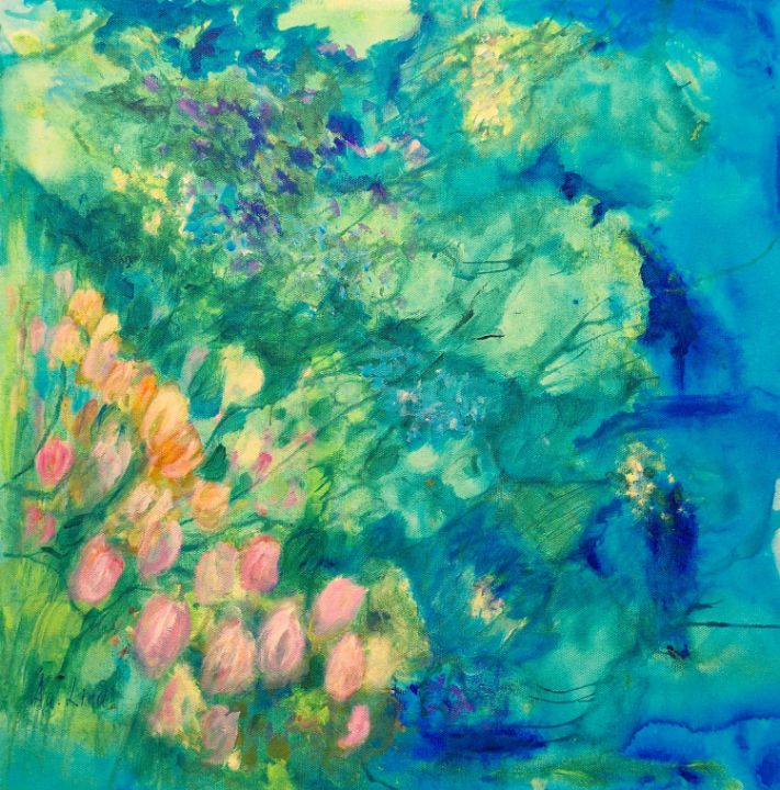 'Summer Impressions no 1' - Aase Lind Art - Paintings & Prints, Flowers ...