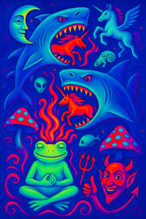 Peace talks - Psychodynamic Artwork - Drawings & Illustration, Abstract ...