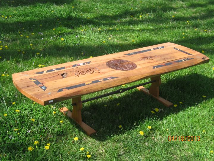 Celtic Coffee Table - Highland Spirit Wood Design - Sculptures ...