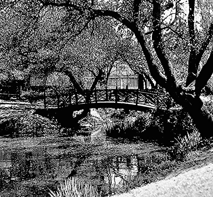 Garden Bridge - Joseph Thaler Photo Art - Photography, Landscapes ...