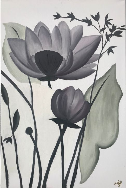 ghost flowers - Horova - Paintings & Prints, Flowers, Plants, & Trees ...