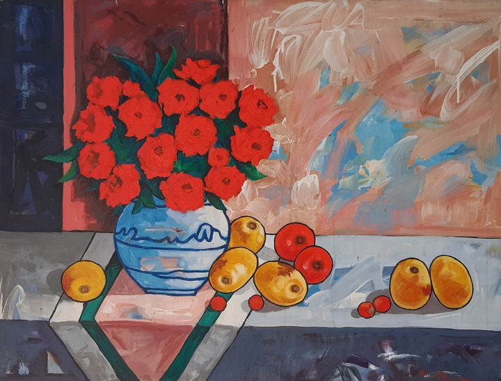 Still Life Expressionism - Tazca Myanmar - Paintings & Prints, Still ...