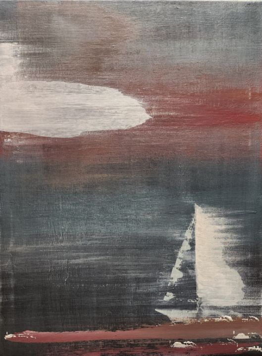 The Boat - Elizabeth Donathan - Paintings & Prints, Abstract, Movement ...