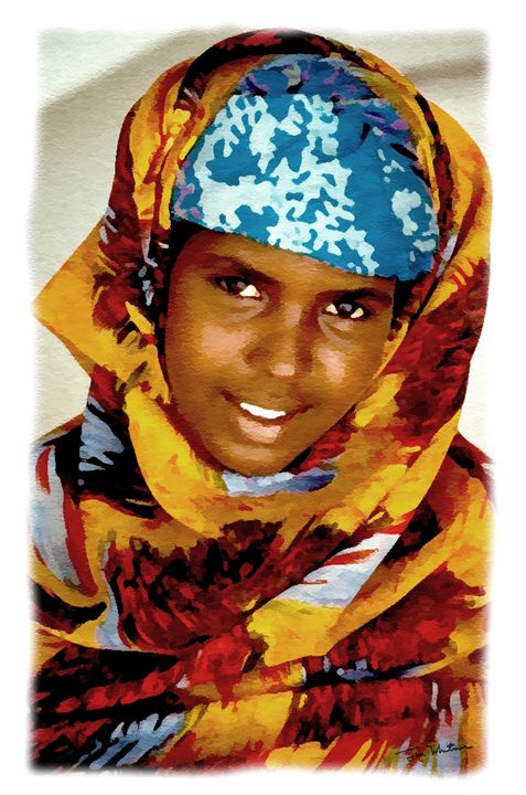 Somali Smile - African Art Images - Digital Art & AI, Ethnic, Cultural ...