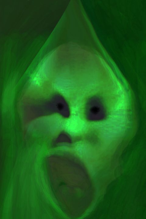 A Surprised Space Alien - Ossi Karhunen Art - Paintings & Prints ...