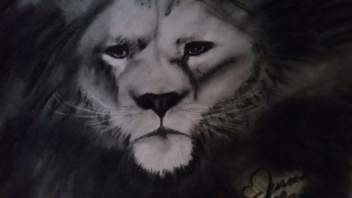 King of the Jungle - Jessica Grier - Drawings & Illustration, Animals ...