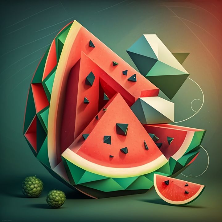 Watermelon - Still life 10 - .-/ - Digital Art, Still Life, Food ...