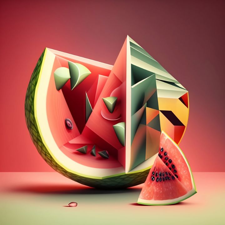 Watermelon - Still life 5 - .-/ - Digital Art, Still Life, Food ...