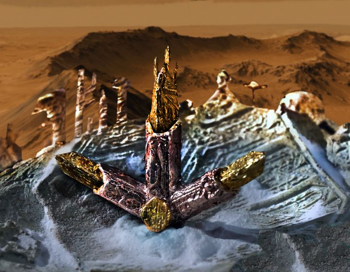 Martian structures 2 - Artifacts Beyond Time - Digital Art & AI ...