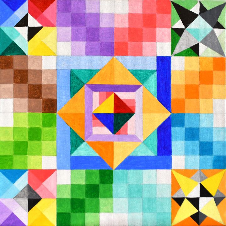 "Untitled" - Time out color vision - Paintings & Prints, Abstract ...