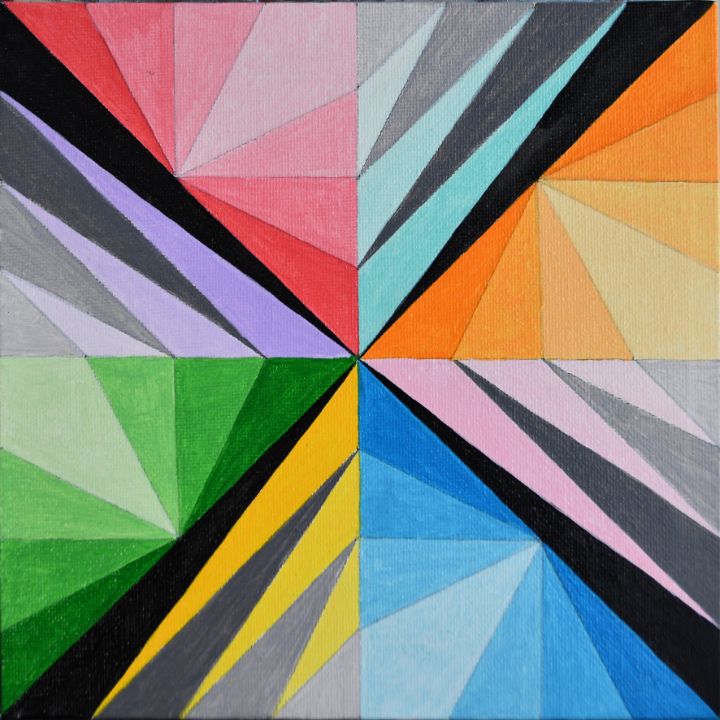 Untitled - Time out color vision - Paintings & Prints, Abstract ...