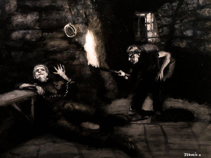 Frankenstein & Fritz art print - John Febonio - Drawings & Illustration ...