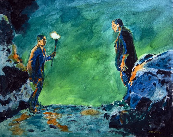 Frank and Henry - John Febonio - Paintings & Prints, Entertainment ...