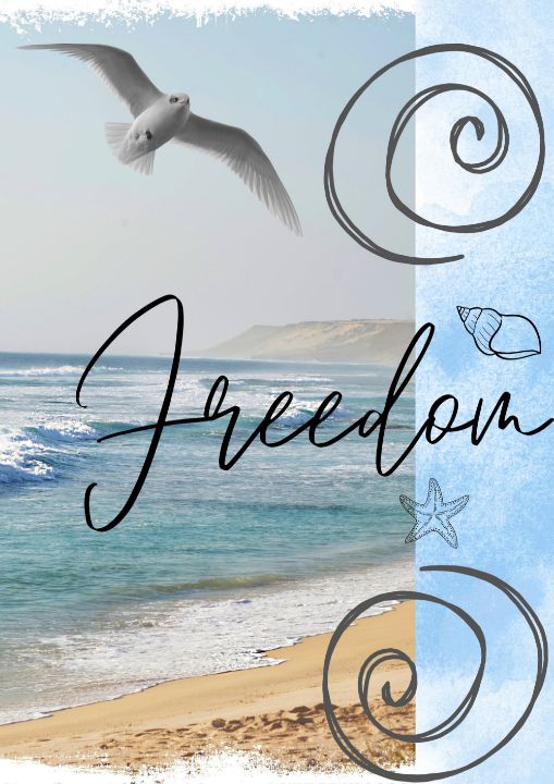 Freedom on the Beach - LynneE - Digital Art & AI, Landscapes & Nature ...