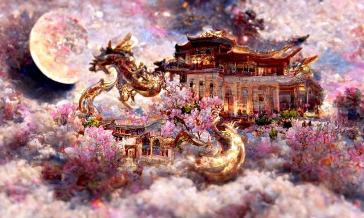 Dragon Palace 6 - EQY - Digital Art & AI, Fantasy & Mythology, Magical ...