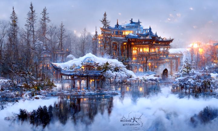 Winter 2 - EQY - Digital Art & AI, Buildings & Architecture, Landmarks ...