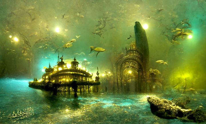 Palace under the sea 7 - EQY - Digital Art & AI, Fantasy & Mythology ...