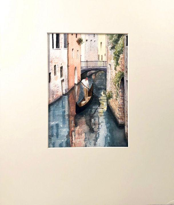 "The Gondolier" $150.00 SOLD - Sticks & Stones - Paintings & Prints ...