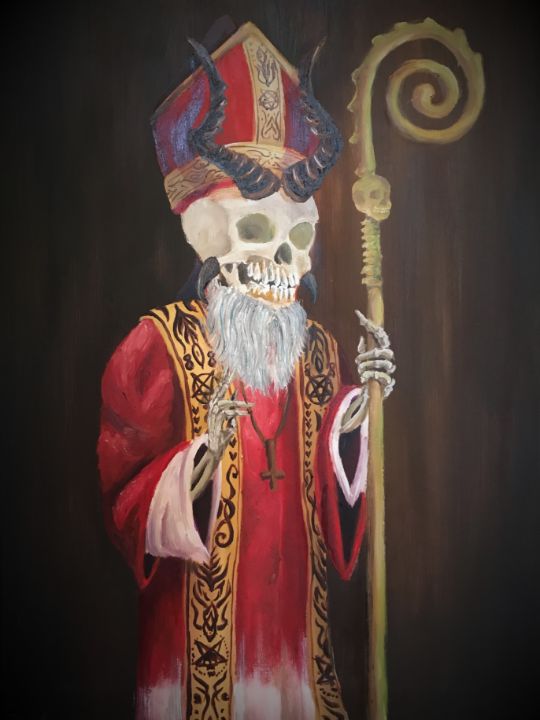 Demon Bishop - Jon Wos - Paintings & Prints, Fantasy & Mythology, Other ...