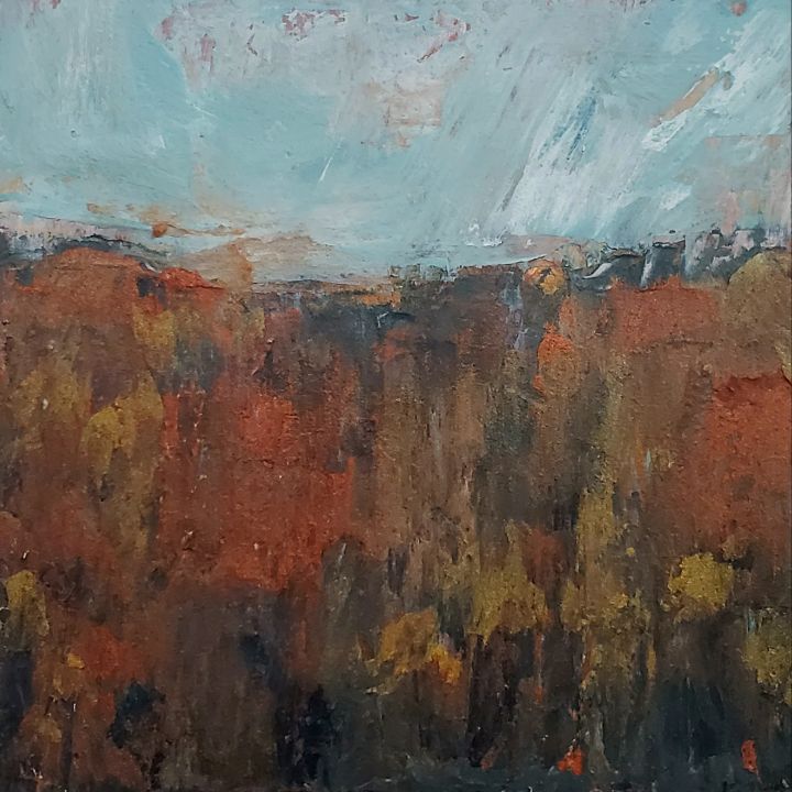 Autumn Brilliance - K Batson Art - Paintings & Prints, Abstract ...