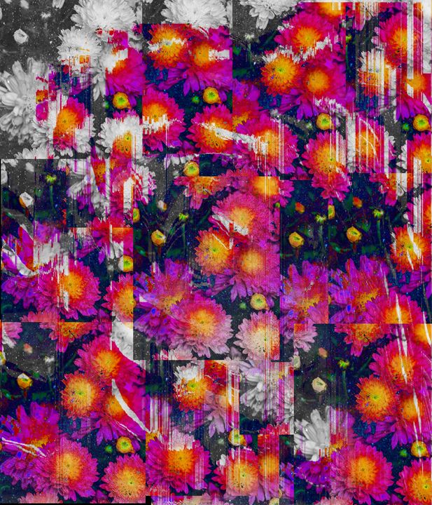 Mosaic - Databent Art - Digital Art & AI, Abstract, Collage - ArtPal