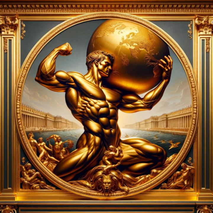 LUXURY GOLD PAINTINGS - Paintings & Prints, Digital Art