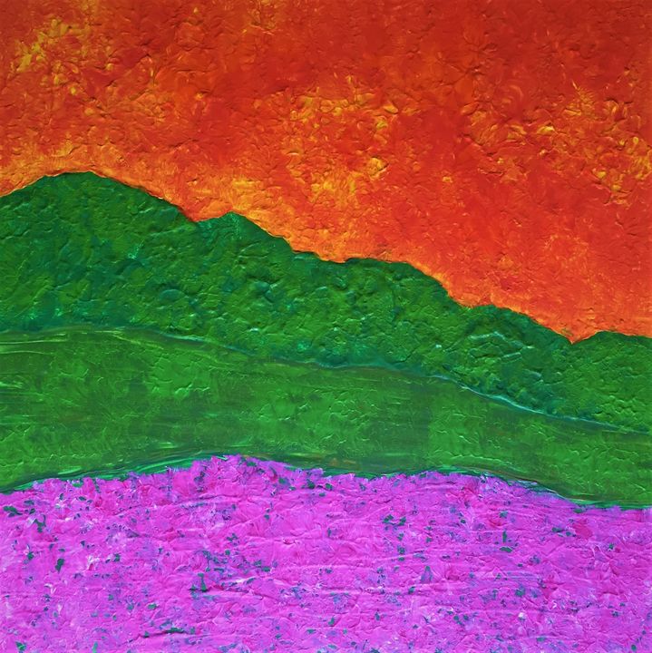 Summer Landscape - Giart - Paintings & Prints, Landscapes & Nature ...
