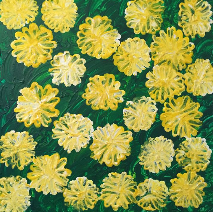 Dandelions - Giart - Paintings & Prints, Flowers, Plants, & Trees ...