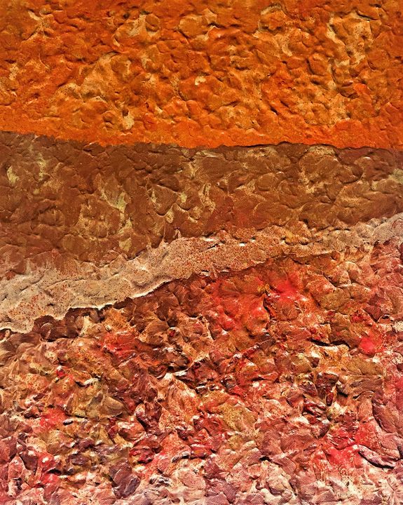 Fiery evening - Giart - Paintings & Prints, Landscapes & Nature, Beach ...