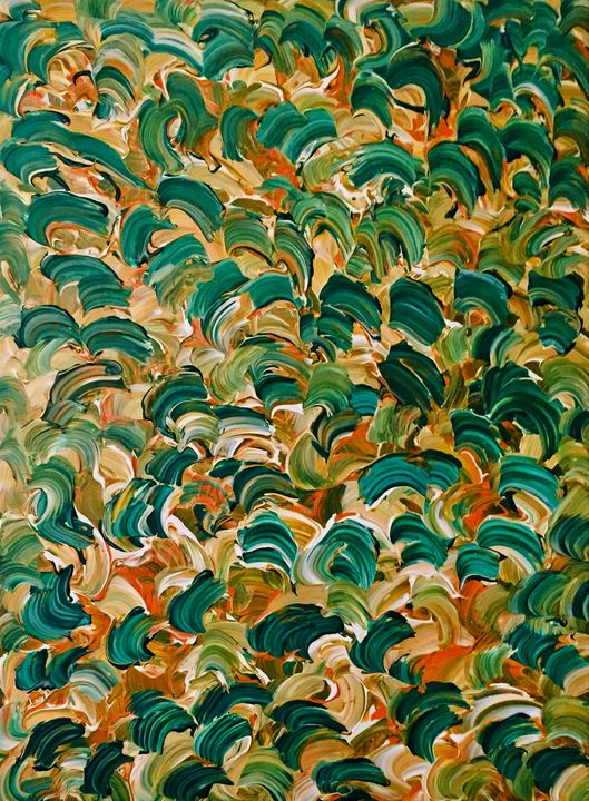 Chamomile field - Giart - Paintings & Prints, Abstract, Landscape - ArtPal