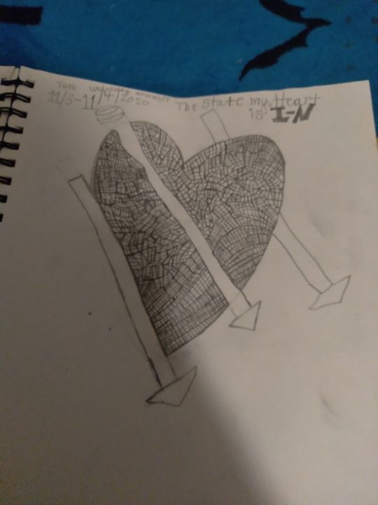 The State my heart is in - Kaylene Gerbich - Drawings & Illustration ...