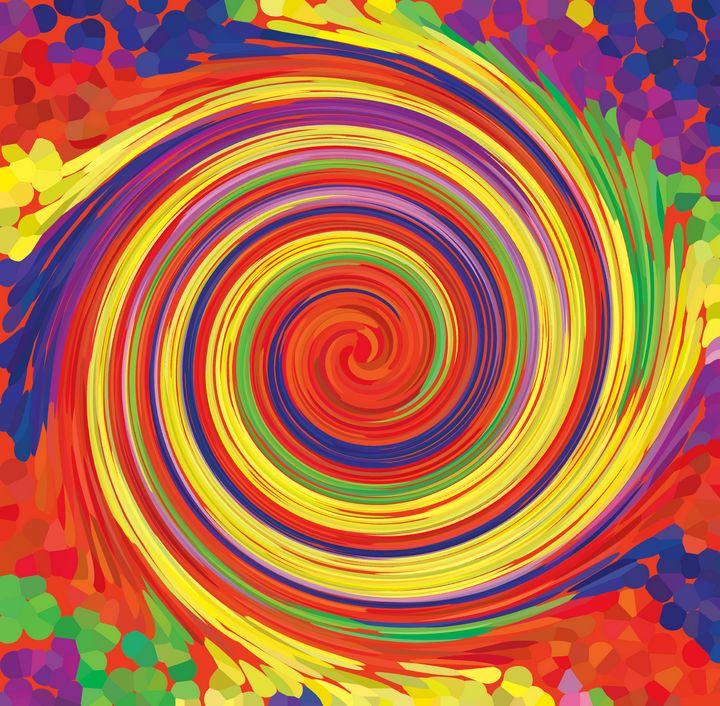 Colorful Bubble Swirl - Laura B. Haw Art (Celebrativity) - Digital Art ...