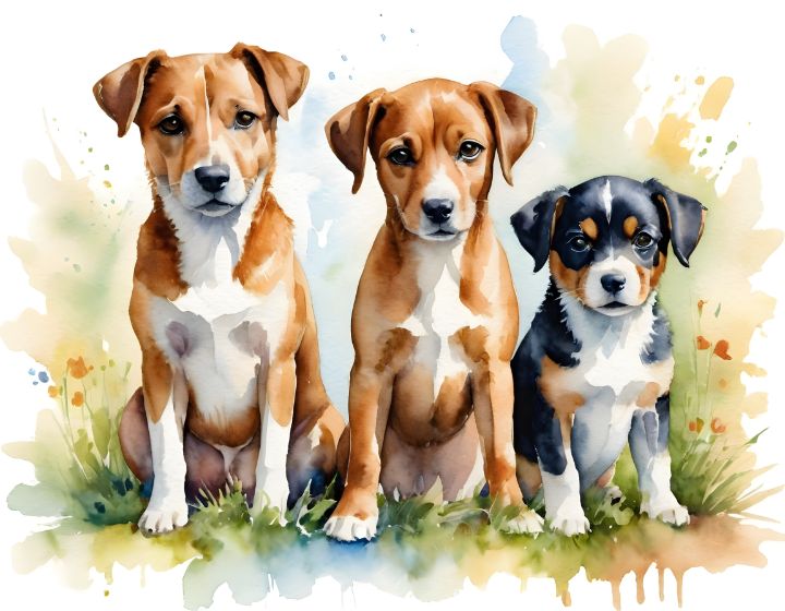 Memories photo for dogs family - ArtZone - Digital Art & AI, Animals ...