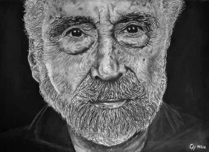 Sir Christopher Lee - courtneysillustrations - Drawings & Illustration ...