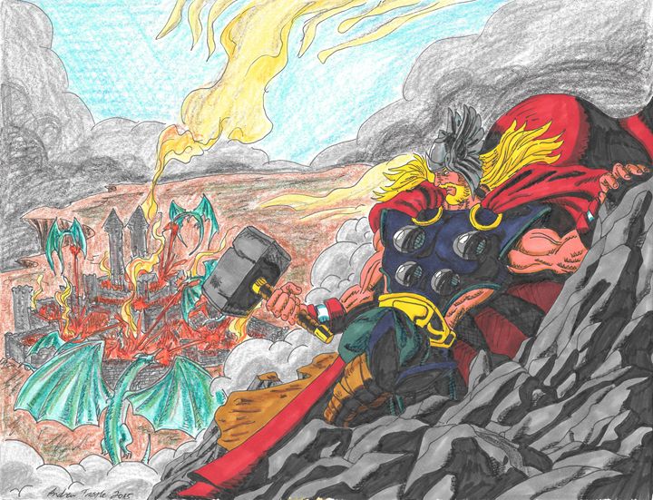 Thunder on the Mountain - Hero Worship - Drawings & Illustration ...