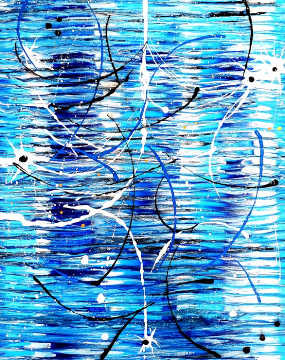 GOOD VIBRATION - OLTA Art - Paintings & Prints, Abstract, Color - ArtPal