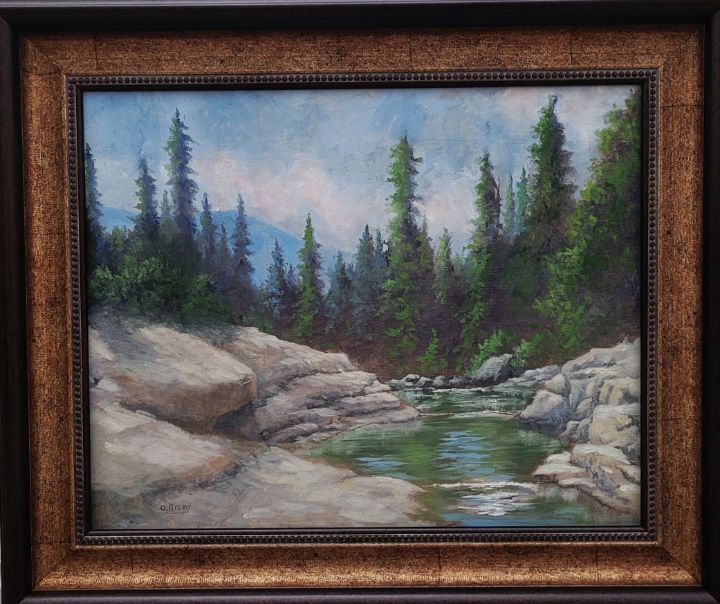 Upper Provo River Head - Dane Rigby Fine Art - Paintings & Prints ...