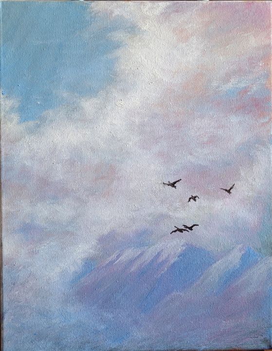 To the Sky - Dane Rigby Fine Art - Paintings & Prints, Landscapes & Nature, Skyscapes, Clouds ...