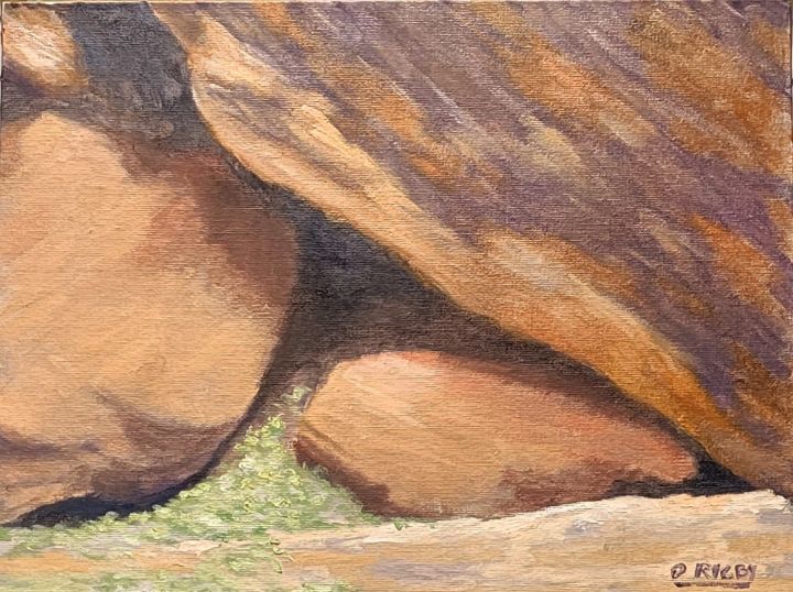 Green Bunch of Leaves - Dane Rigby Fine Art - Paintings & Prints, Landscapes & Nature, Paths ...