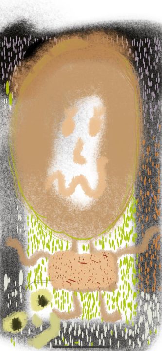 Charcoal man - harshi’s world - Paintings & Prints, Abstract ...