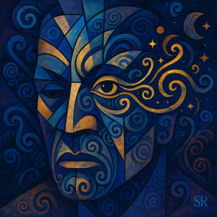 time in the eyes of Tohunga - GraphicArtbySR - Digital Art & AI, Ethnic ...