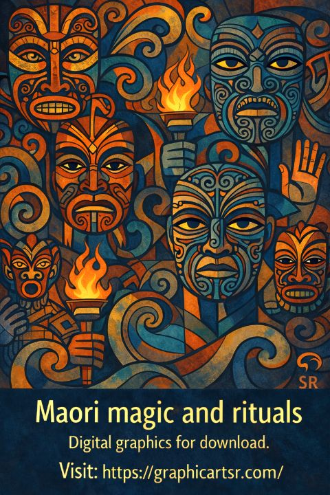 maori magic and rituals - graphicartsr - Digital Art & AI, Ethnic ...