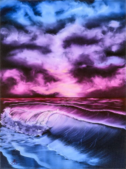 Dark Sunrise - Anthony Berger - Paintings & Prints, Landscapes & Nature ...