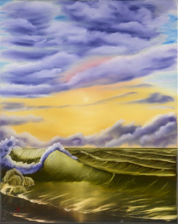 Cloud Filled Sky - Anthony Berger - Paintings & Prints, Landscapes ...