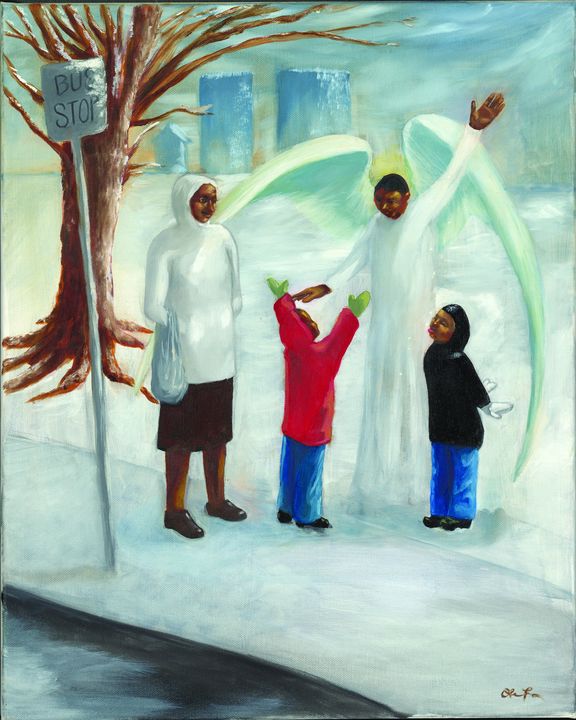 Snow Angel - Working with Jesus - Paintings & Prints, Religion ...