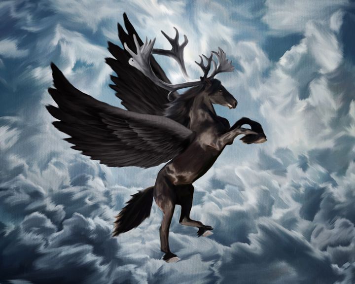 Mystical Creature - Paintings - Paintings & Prints, Fantasy & Mythology ...