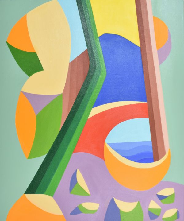 Hermetic Landscape - Gregg Simpson - Paintings & Prints, Abstract ...